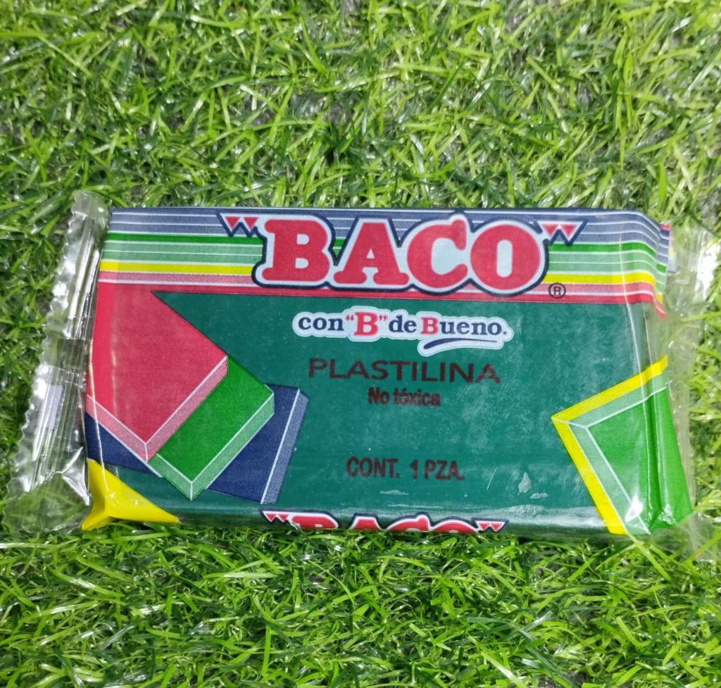 Baco Plasticina Verde Musgo - Almacén Rojo Vivo