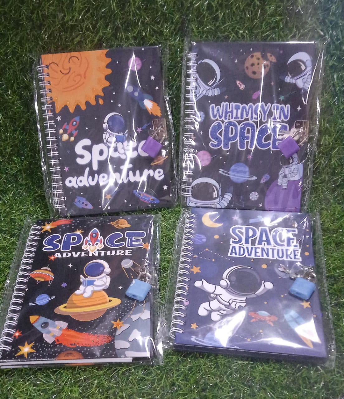 Libreta Astronauta Con Candado - Almacén Rojo Vivo