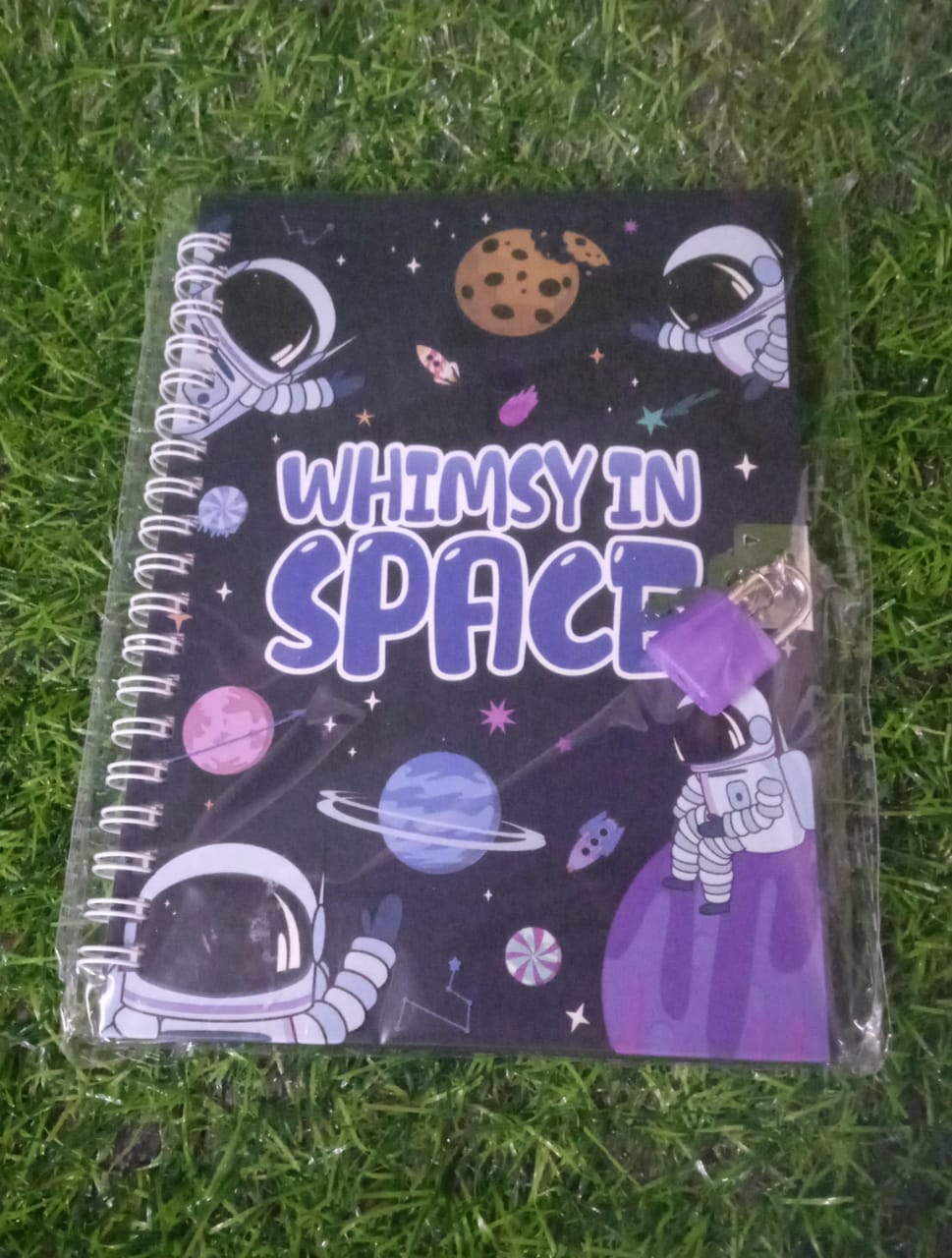 Libreta Astronauta Con Candado - Almacén Rojo Vivo