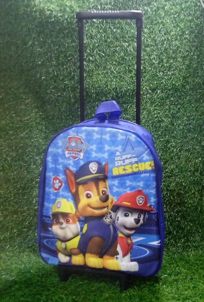 Bulto Infantil 3D con Ruedas - Almacén Rojo Vivo