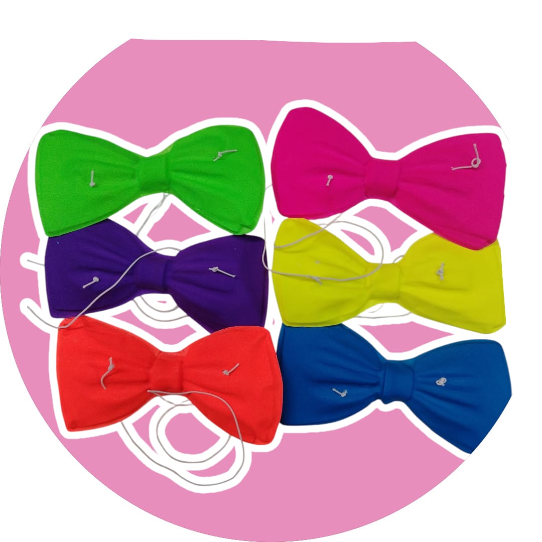 Paquete De Corbatines Lisos Para Fiesta - Almacén Rojo Vivo